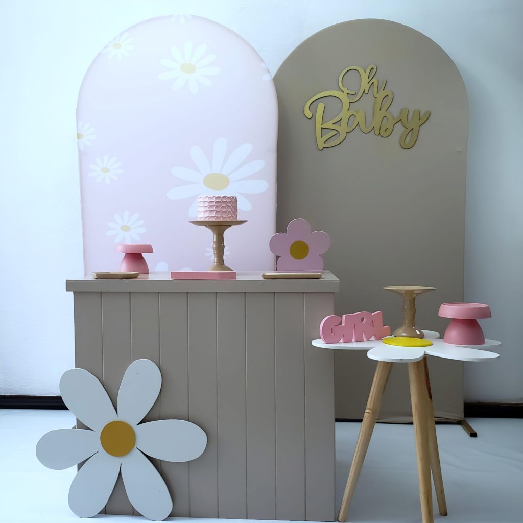 Festa Pocket Chá de Bebê Menina tema Margarida (Locação) - Locpocket ...